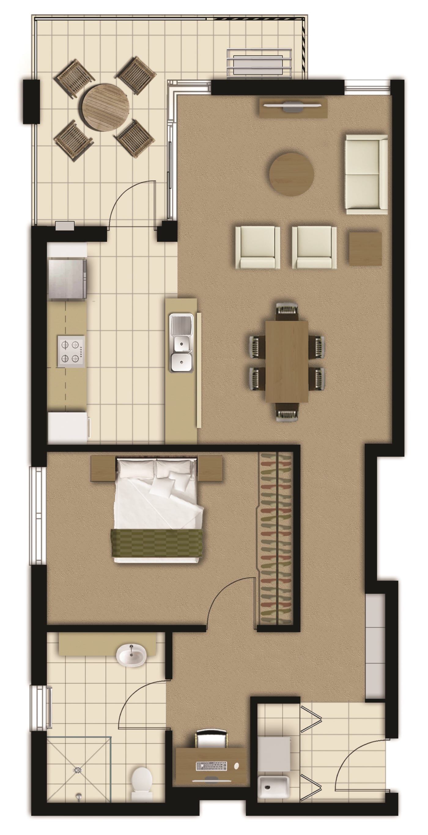 One Bedroom | Villas | Willows | Levande