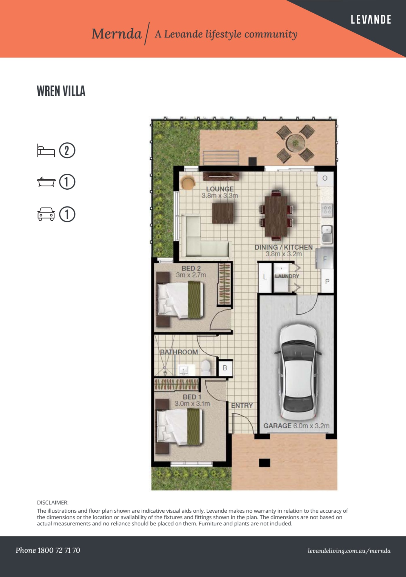 Two Bedroom | Villas | Mernda | Levande