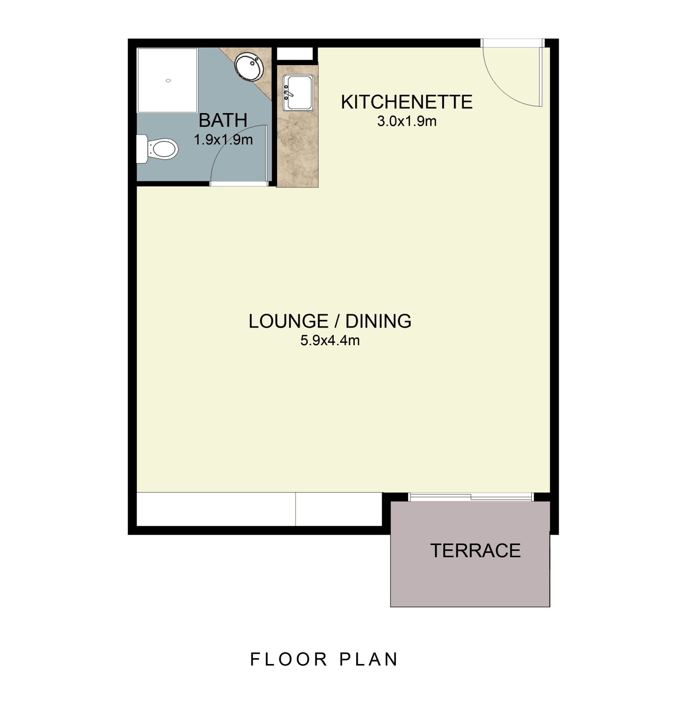 Studio | Serviced Living | The Lakes Estate | Levande